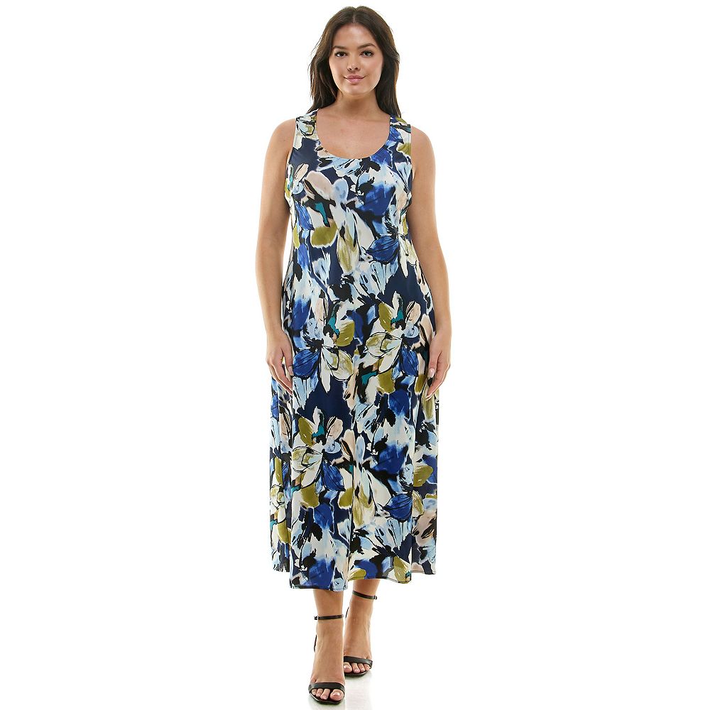 Plus Size Luxology Satin Slip Dress