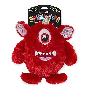 Spunky Pup Spunksters Monster Plush With Squeaker