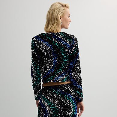 Women's INTEMPO™ Long Sleeve Sequin Top