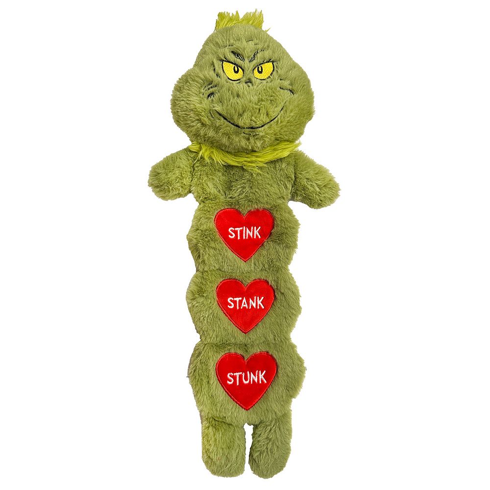 Dr. Seuss Multi-Squeaker Grinch Pet Toy