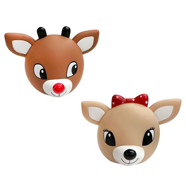 Rudolph The Red Nosed Reindeer Rudolph & Clarice 2-Pack Toy - Multi ...