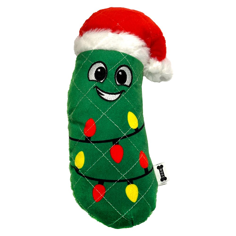 Woof Tough Chew Holiday Pickle Dog Toy