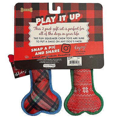 Woof Oxford Dog Bones 2-pk.