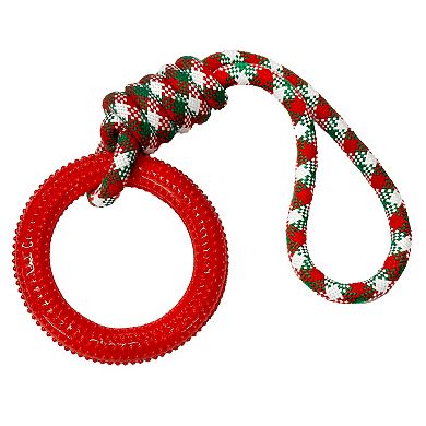 Woof Spiky TPR Ring Rope Dog Toy