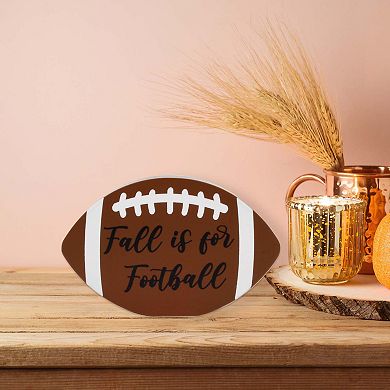 Football Shaped Tabletop Sitter