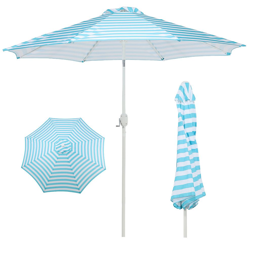 Aoodor 9ft Outdoor Patio Umbrella with Tilt and Crank Features