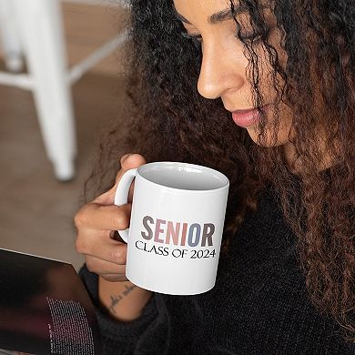 Simple Senior 2024 Graduation Coffee Mug - Cute Graduation Gifts For ...