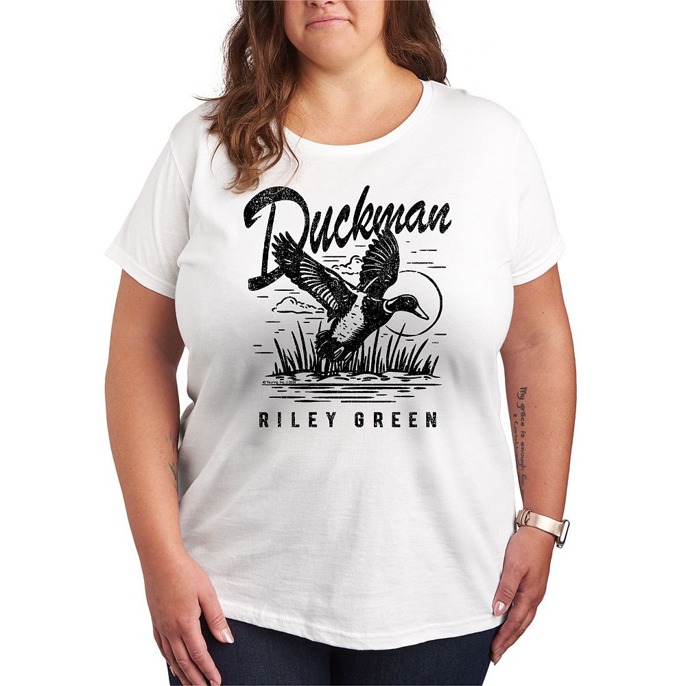 Plus Size Riley Green Duckman Graphic Tee