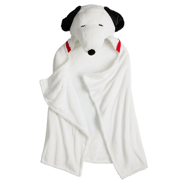 Kids Peanuts Snoopy Hooded Throw Blanket