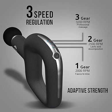 Wbm Smart Percussion Massage Gun, Stress Relief Massage Gun, 6 Massage ...
