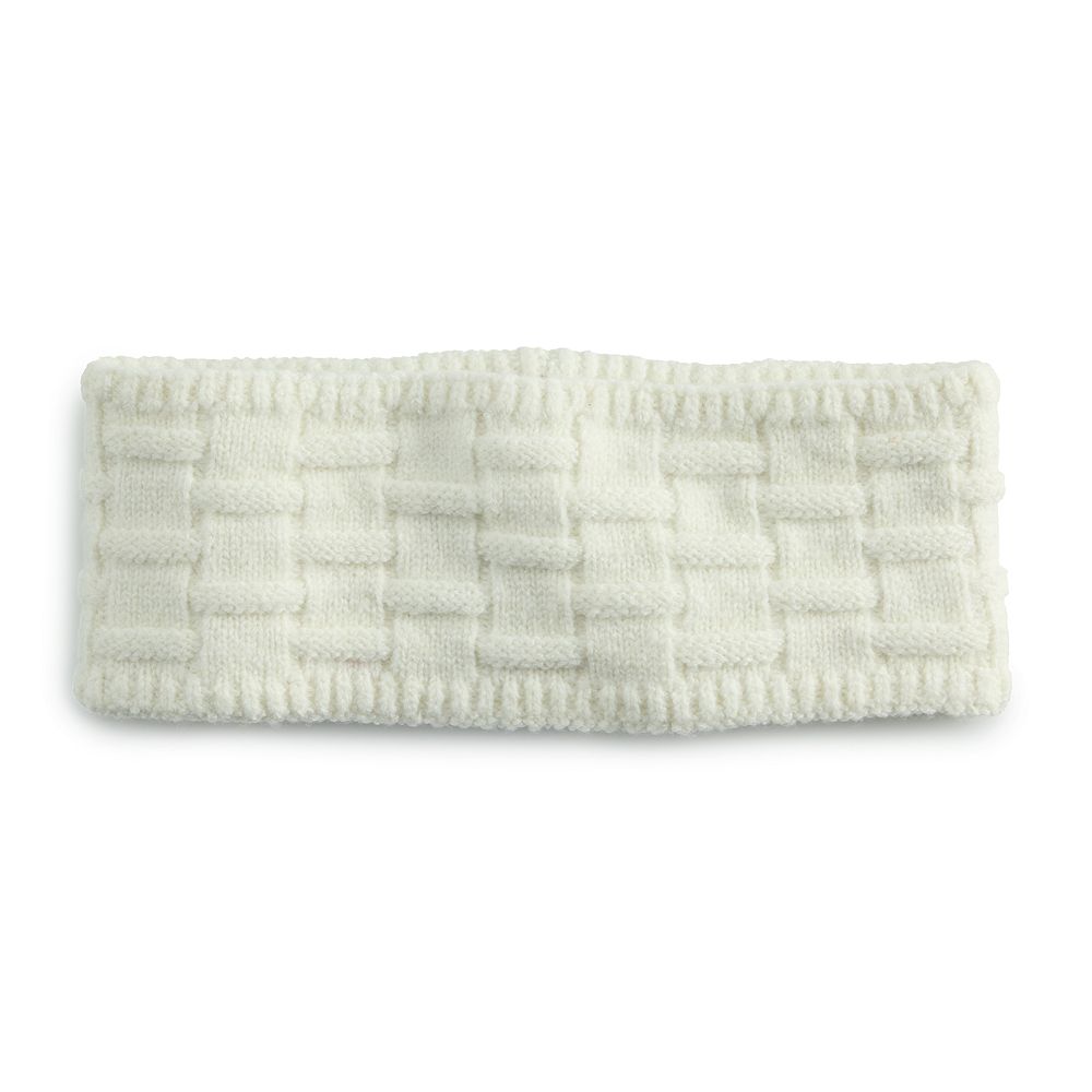 Women's Sonoma Goods For Life Basket Weave Cold Weather Headband