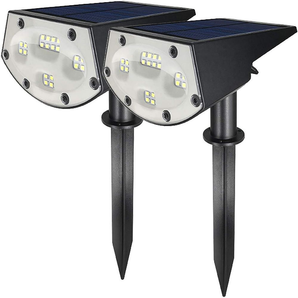 Wbm Smart Solar Spotlights, Ip67 Waterproof Lights For Yard Garden ...