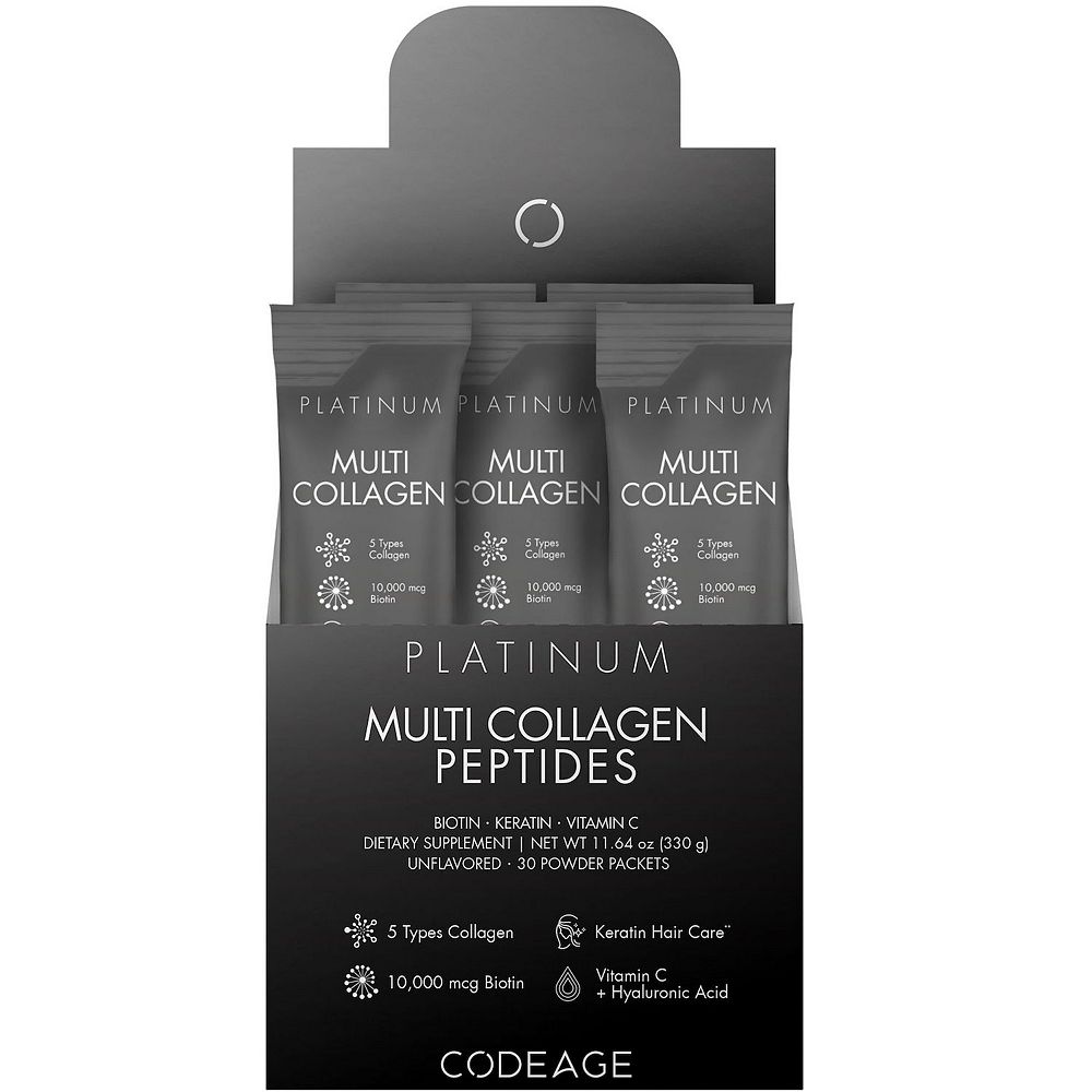 Codeage Multi Collagen & Biotin + Vitamin C Powder Stick Packs 30 ct