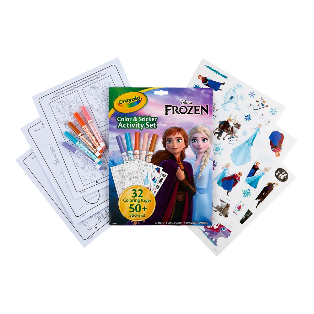 Disney's Frozen Color & Sticker Activity Set by Crayola