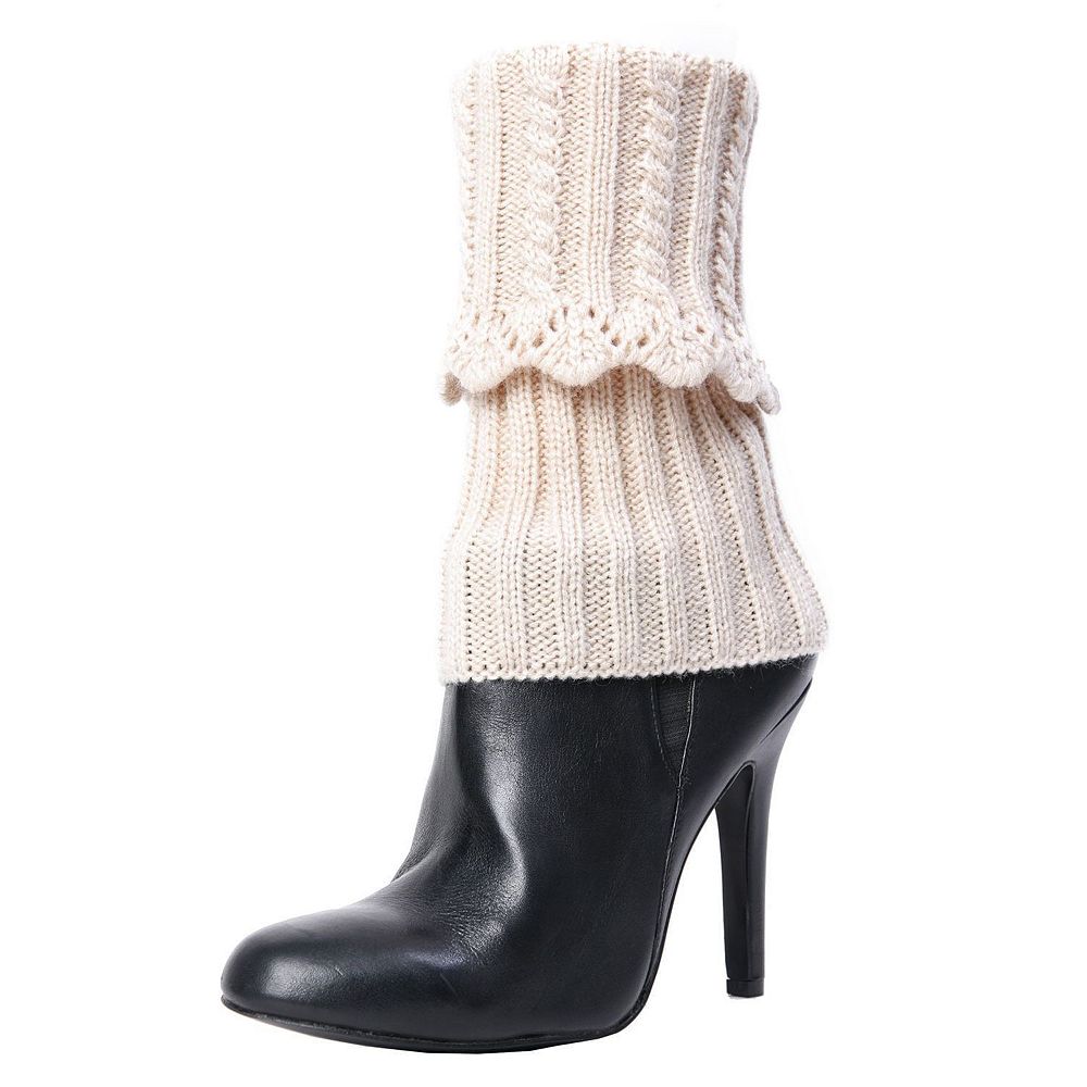 Donner Scalloped Rib Fold-Over Boot Topper