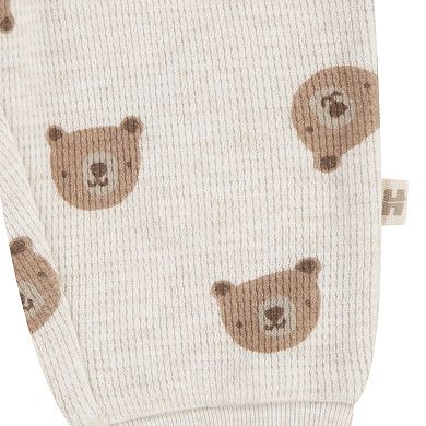 Newborn Baby Boys Huggies Babywear® Organic Bear Bodysuit Pants ...