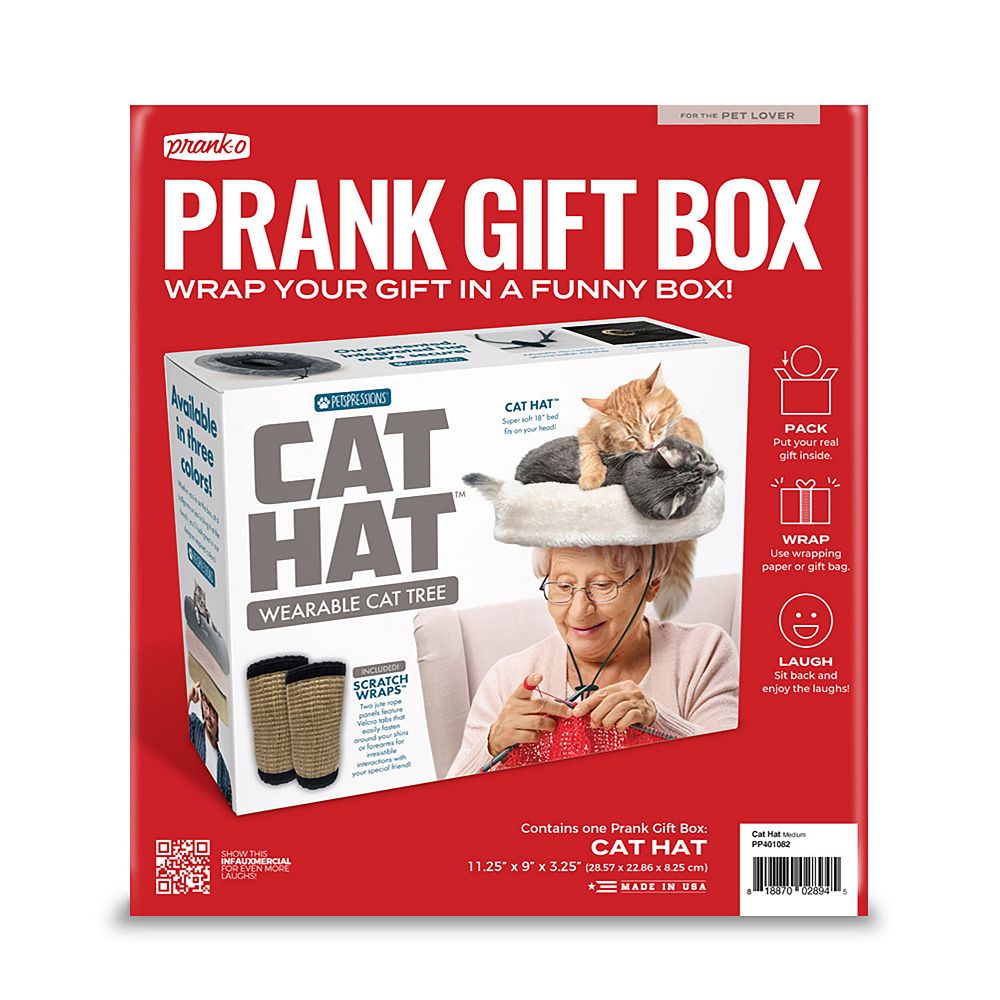 Prank-O Prank Gift Box Cat Hat