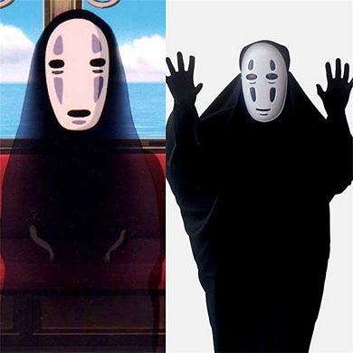 Faceless Men's One Piece Loungewear Fancy Cosplay