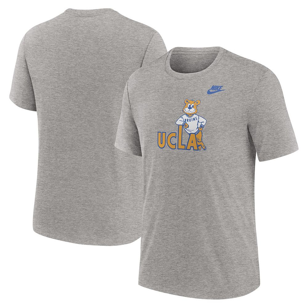 Men's Nike Heather Gray UCLA Bruins Blitz Evergreen Legacy Primary Tri ...