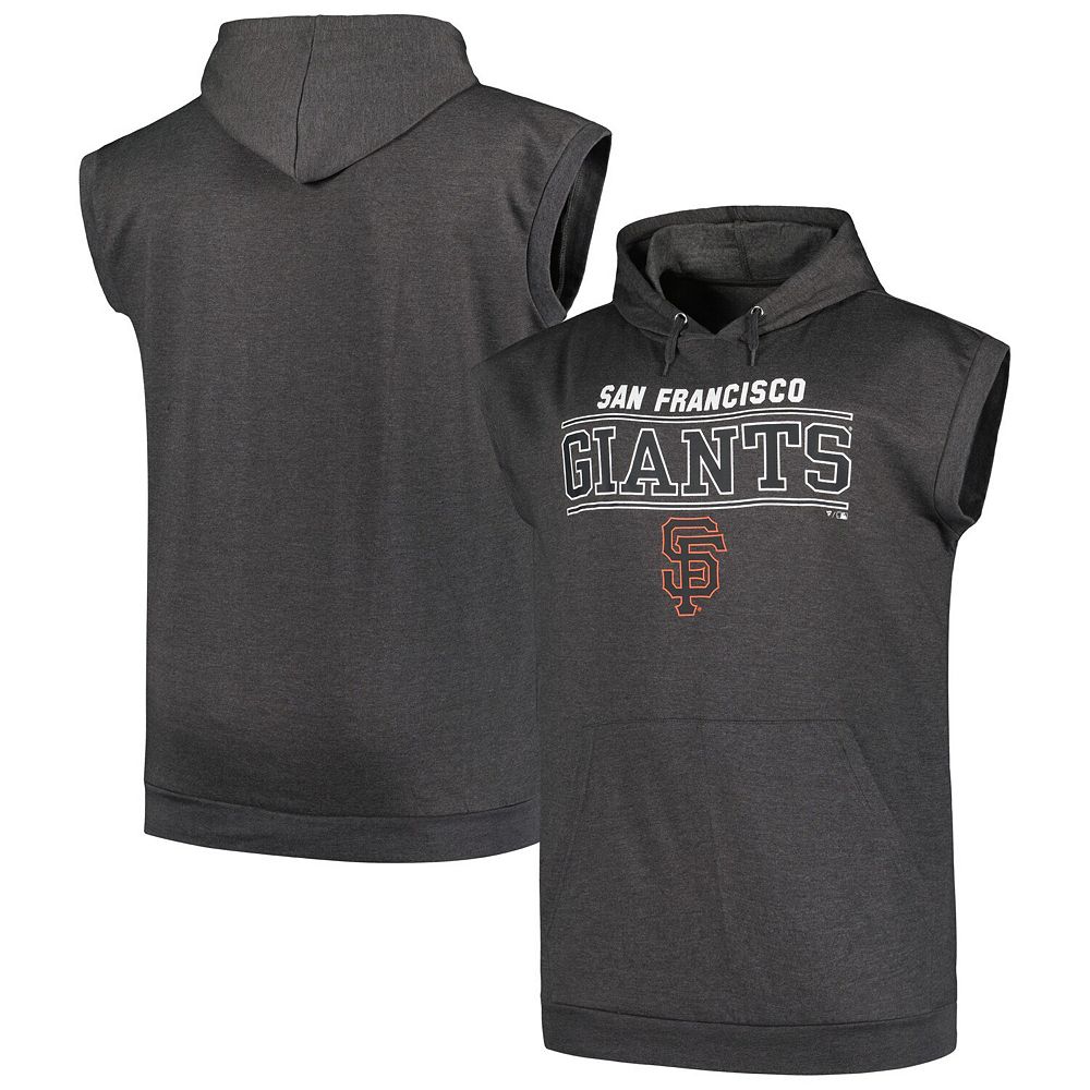 Men's Profile Heather Charcoal San Francisco Giants Big & Tall Muscle ...