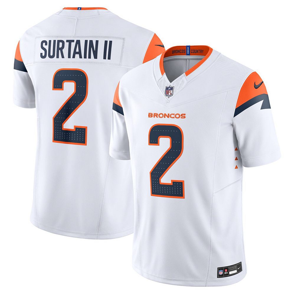 Men's Nike Patrick Surtain II White Denver Broncos Mile High Collection ...