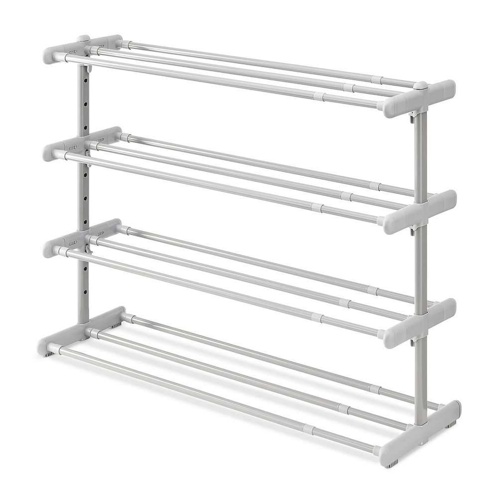 Whitmor 4-Tier Extendable Shoe Rack