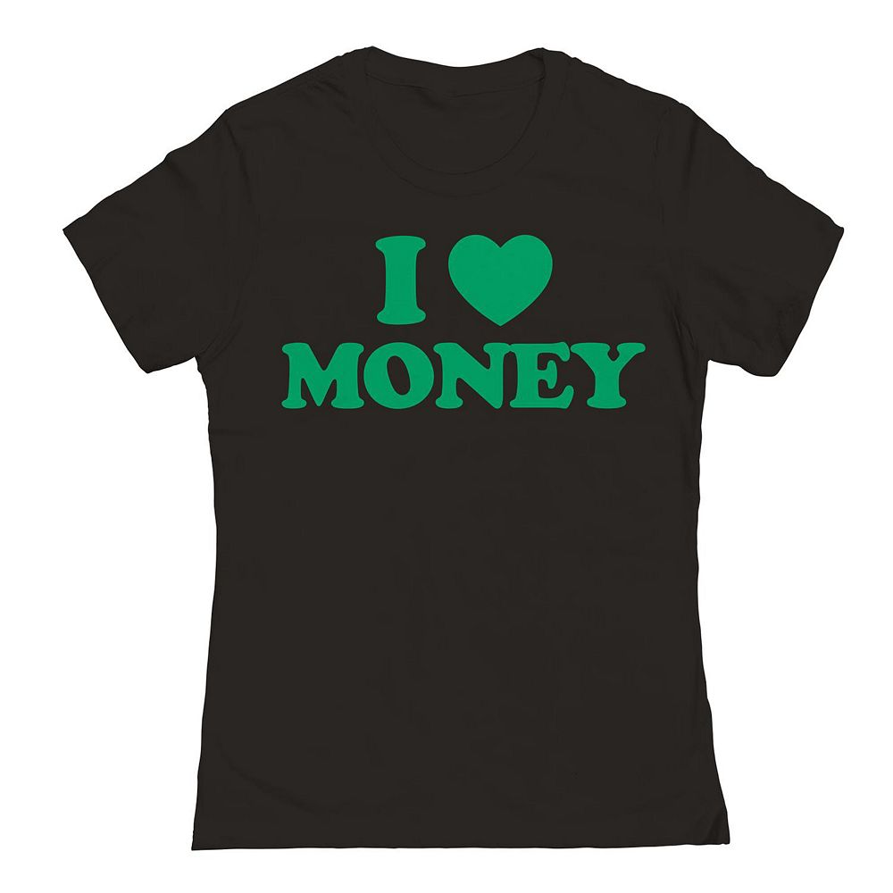 Junior's I Heart Money Graphic Tee