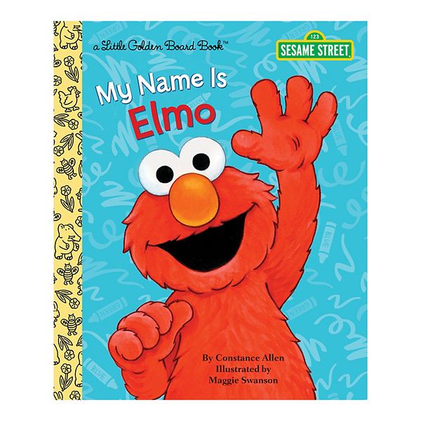 Little Golden Books Sesame Street "My Name Is Elmo " Hardcover Book
