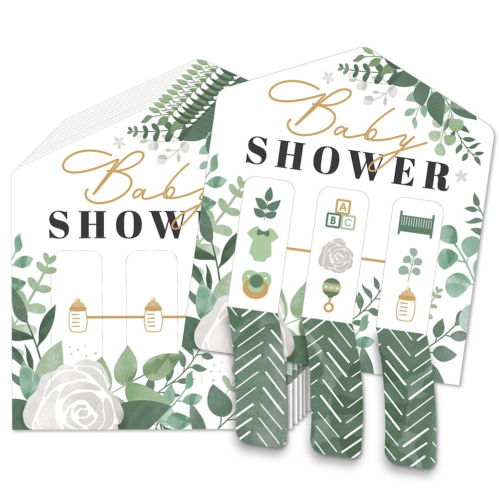 Big Dot Of Happiness Boho Botanical Baby - Game Pickle Cards - Pull ...