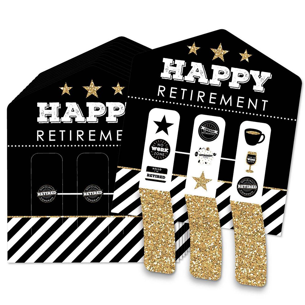 Big Dot Of Happiness Happy Retirement Party Game Pickle Cards Pull Tabs ...