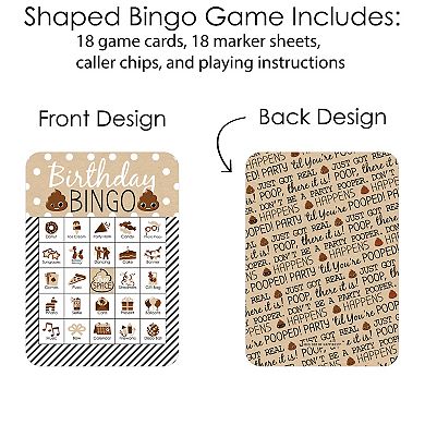 Big Dot Of Happiness Party ’til You’re Pooped Cards & Markers - Poop ...