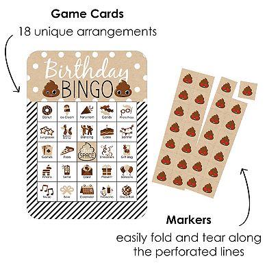 Big Dot Of Happiness Party ’til You’re Pooped Cards & Markers - Poop ...