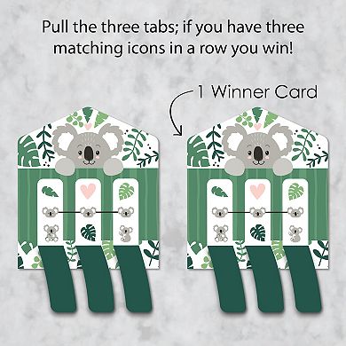 Big Dot Of Happiness Koala Cutie Birthday Party & Baby Shower Game Pull ...