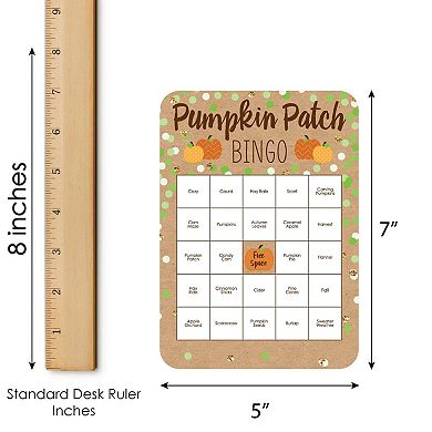 Big Dot Of Happiness Pumpkin Patch - Bingo Cards & Markers - Party ...