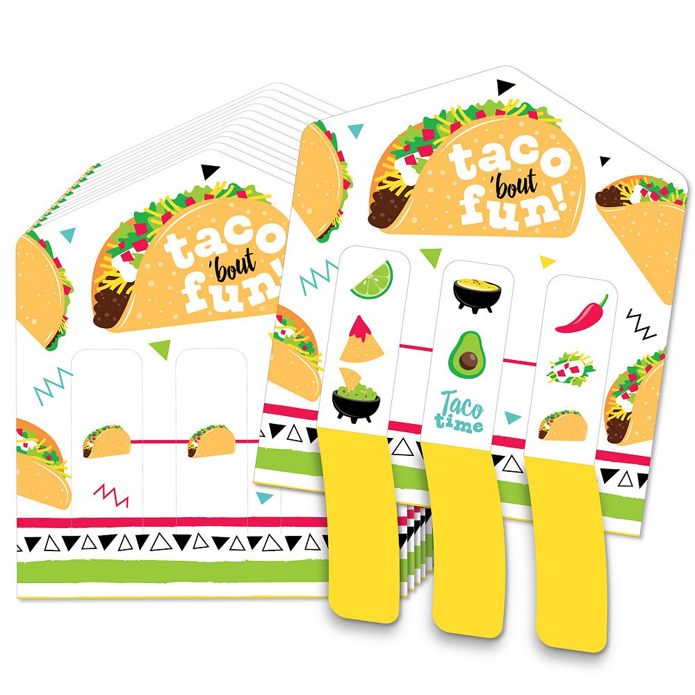 Big Dot Of Happiness Taco 'bout Fun - Mexican Game Pickle Cards - Pull ...