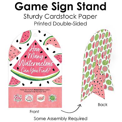 Big Dot Of Happiness Sweet Watermelon - Fruit Party Scavenger Hunt Hide ...