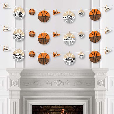 Big Dot Of Happiness Basketball Let The Madness Begin Decor Clothespin ...