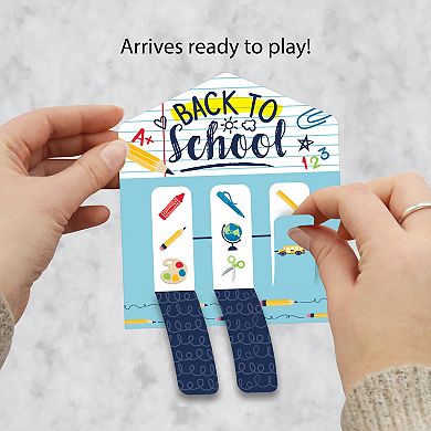 Big Dot Of Happiness Back To School Classroom Game Pickle Cards Pull ...