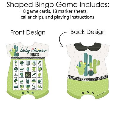 Big Dot Of Happiness Prickly Cactus Party Cards & Markers Baby Shower ...