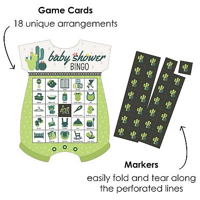 Big Dot Of Happiness Prickly Cactus Party Cards & Markers Baby Shower ...