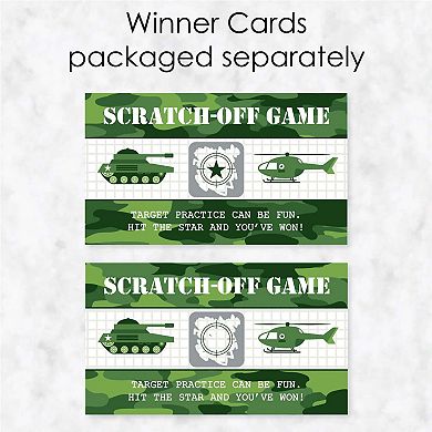 Big Dot Of Happiness Camo Hero - Army Military Camouflage Party Game ...