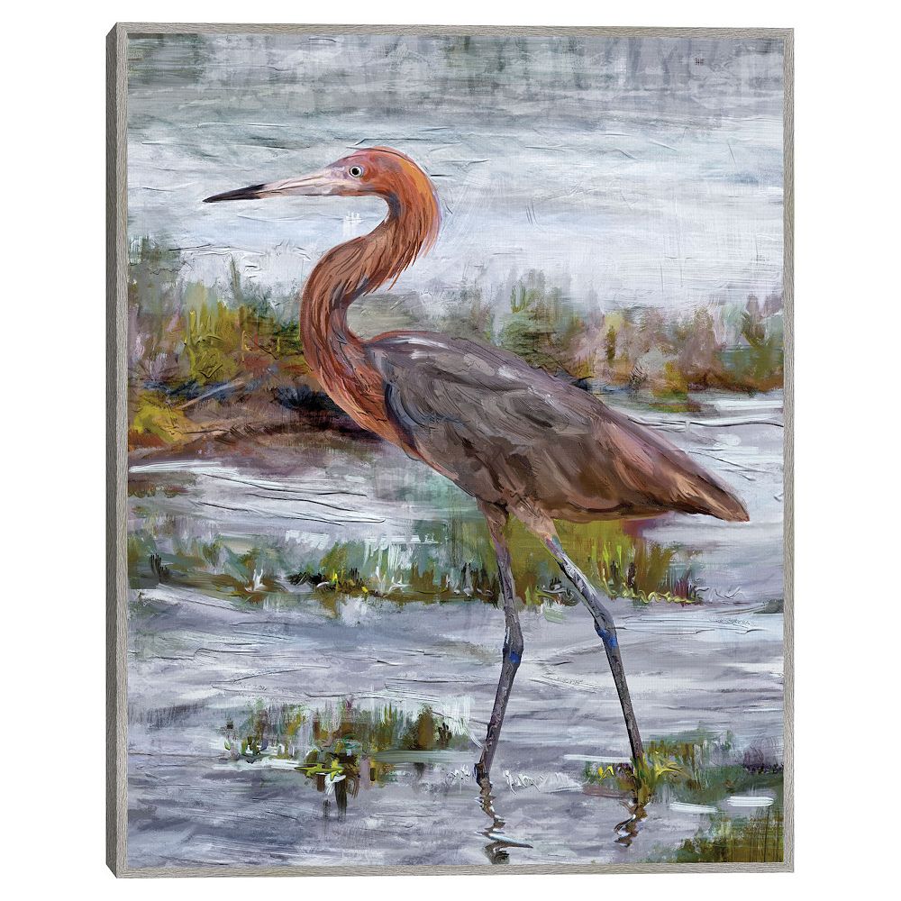 Masterpiece Reddish Egret by Studio Arts Framed Wall Art