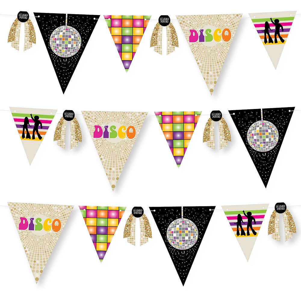 Big Dot Of Happiness 70's Disco Diy 1970s Disco Fever Party Decoration ...