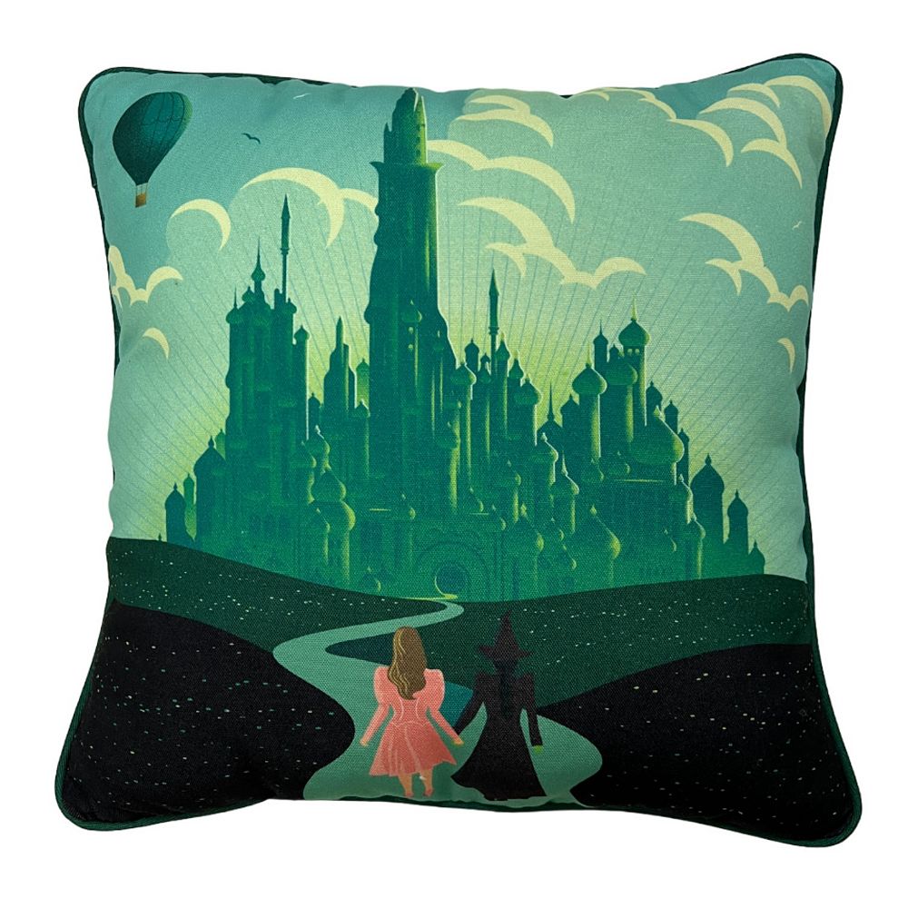 Wicked Emerald City Ahead Decorative Throw Pillow