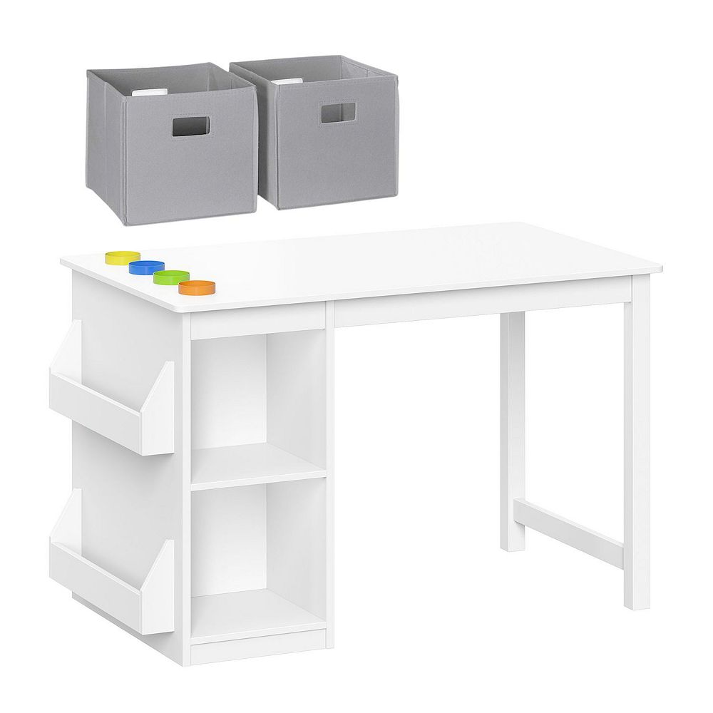 RiverRidge Kids Art Activity Table with Bins