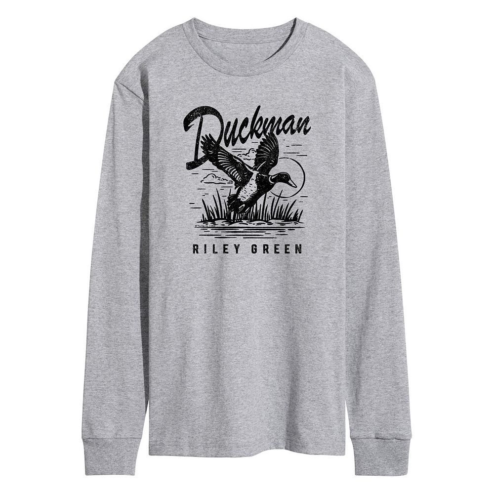 Men's Riley Green Duckman Long Sleeve Graphic Tee