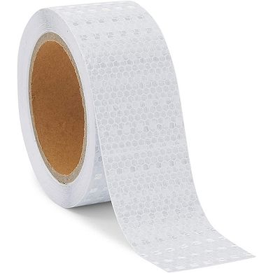 White Reflective Tape - 2 In X 30 Ft Outdoor Reflector Safety Roll For ...