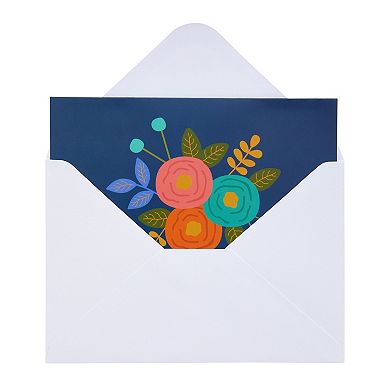 48 Pack Blank 4x6 Hello Notecards And Envelopes Set, Welcome Greeting Cards