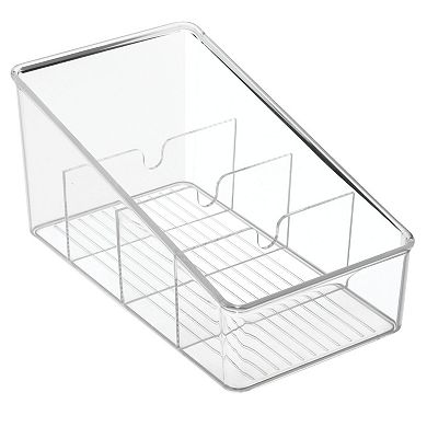 mDesign Plastic Kitchen Pantry Food Packet Storage Organizer Bin Caddy ...