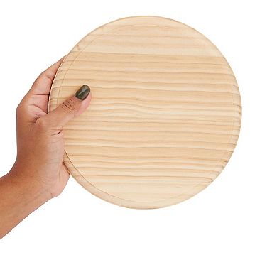 Bright Creations Unfinished Wood Round Plaques For Diy Crafts (2 Pack ...